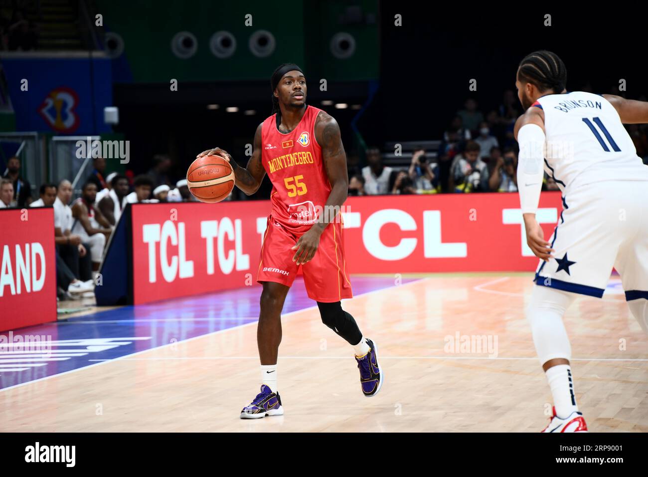 Asia Arena, Manila, Philippines. 1st Sep, 2023. Kendrick Perry (MNE ...