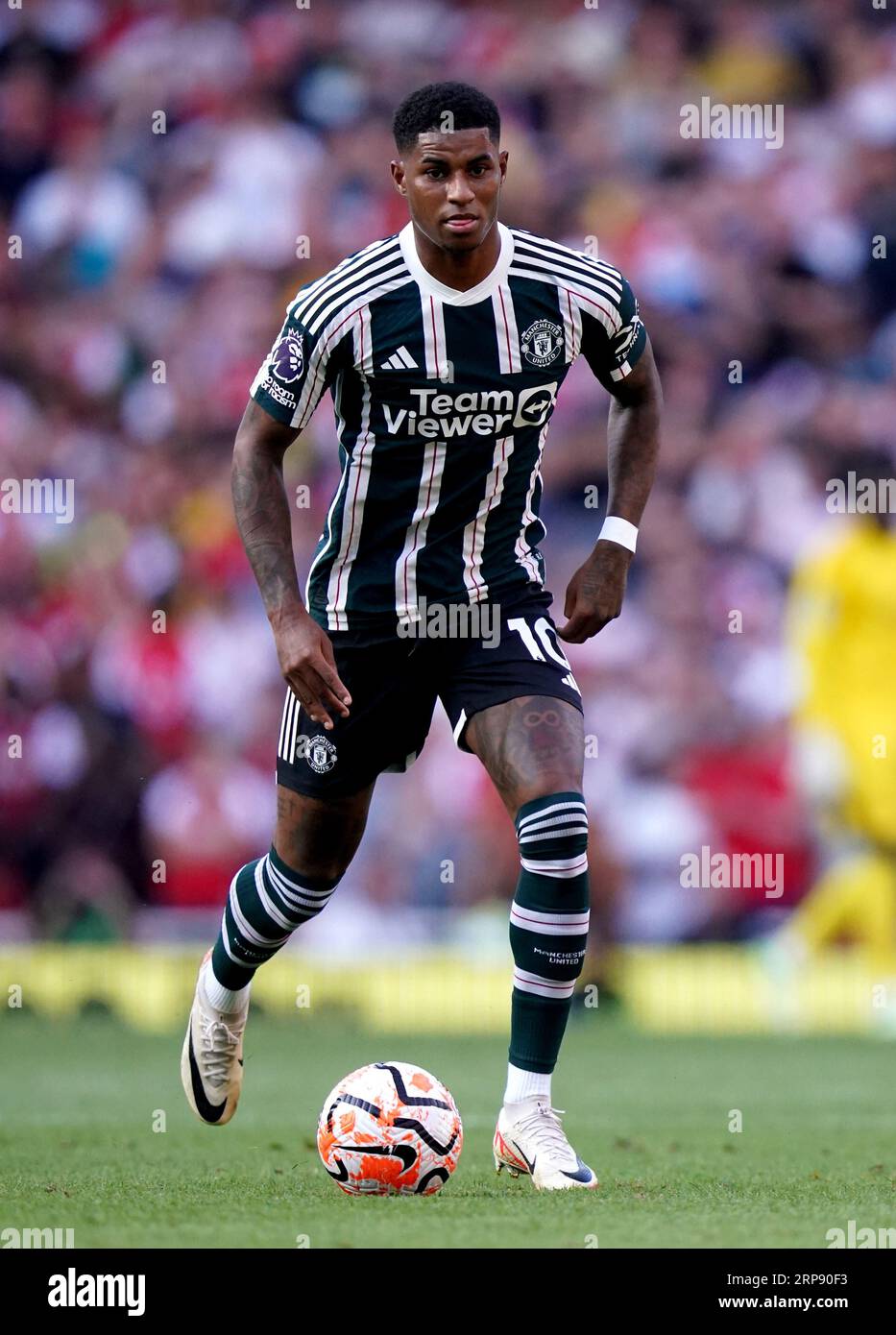 Manchester United's Marcus Rashford during the Premier League match at ...