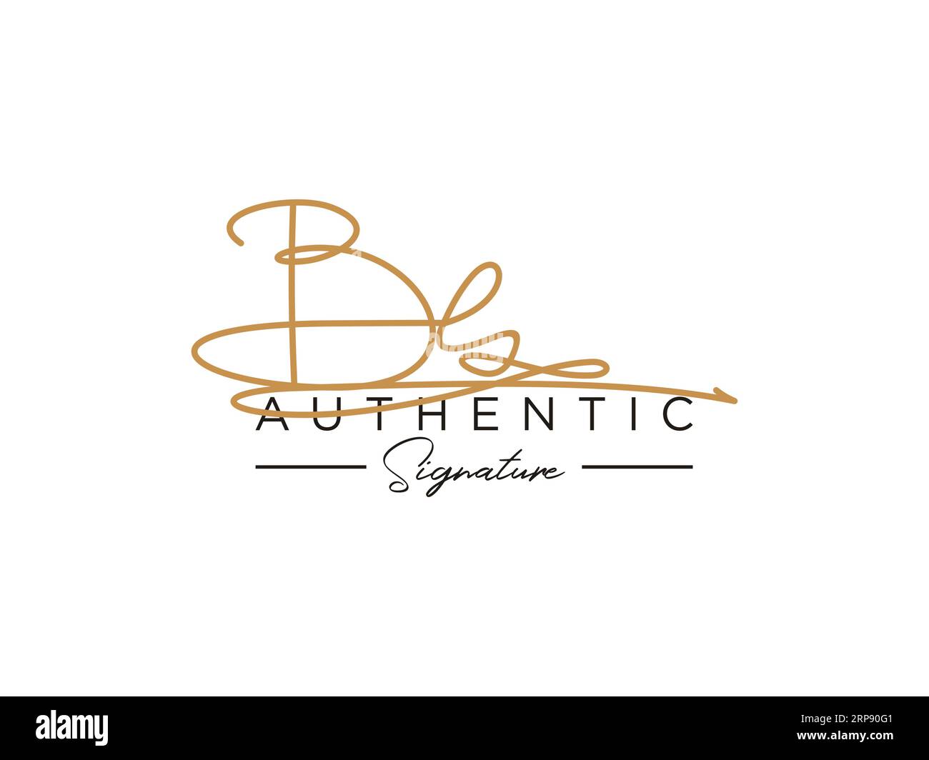 BE Signature Logo Template Vector Stock Vector Image & Art - Alamy