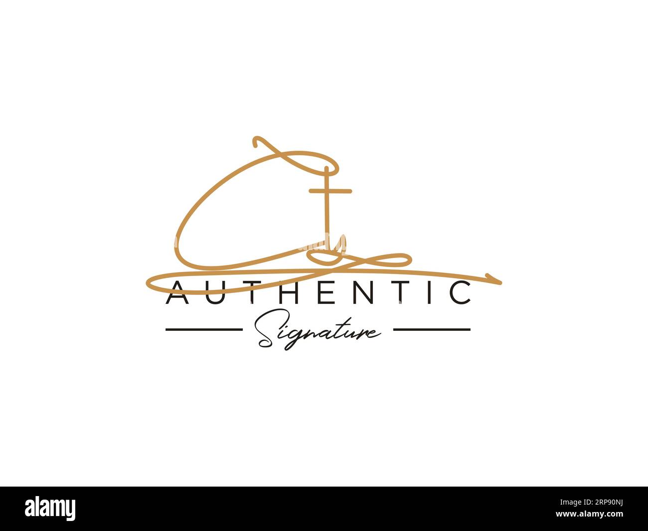CT Signature Logo Template Vector Stock Vector Image & Art - Alamy
