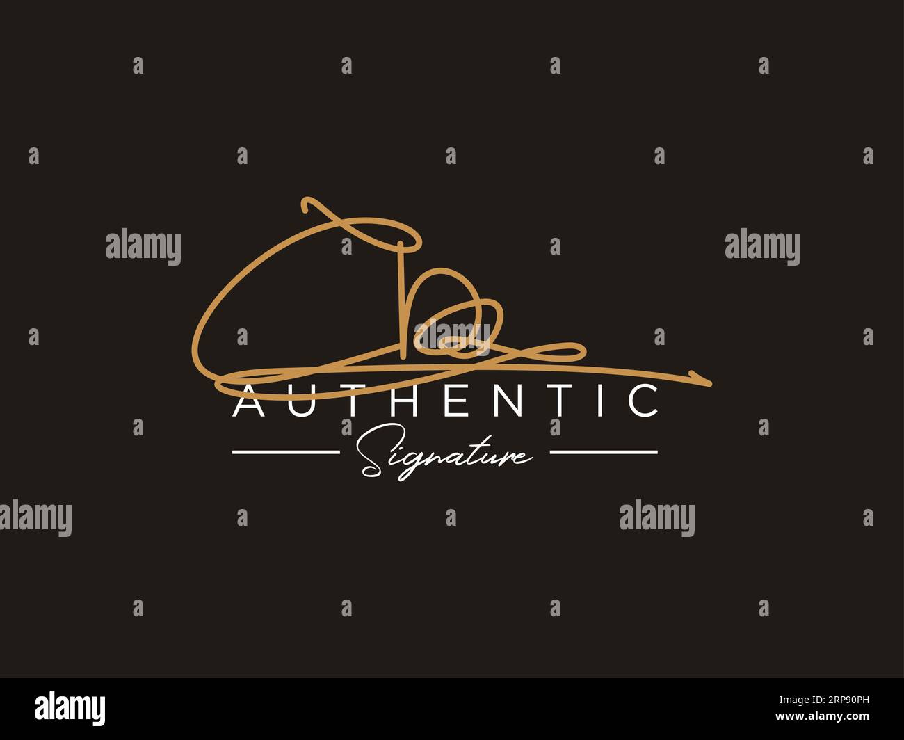 Cb signature Stock Vector Images - Alamy