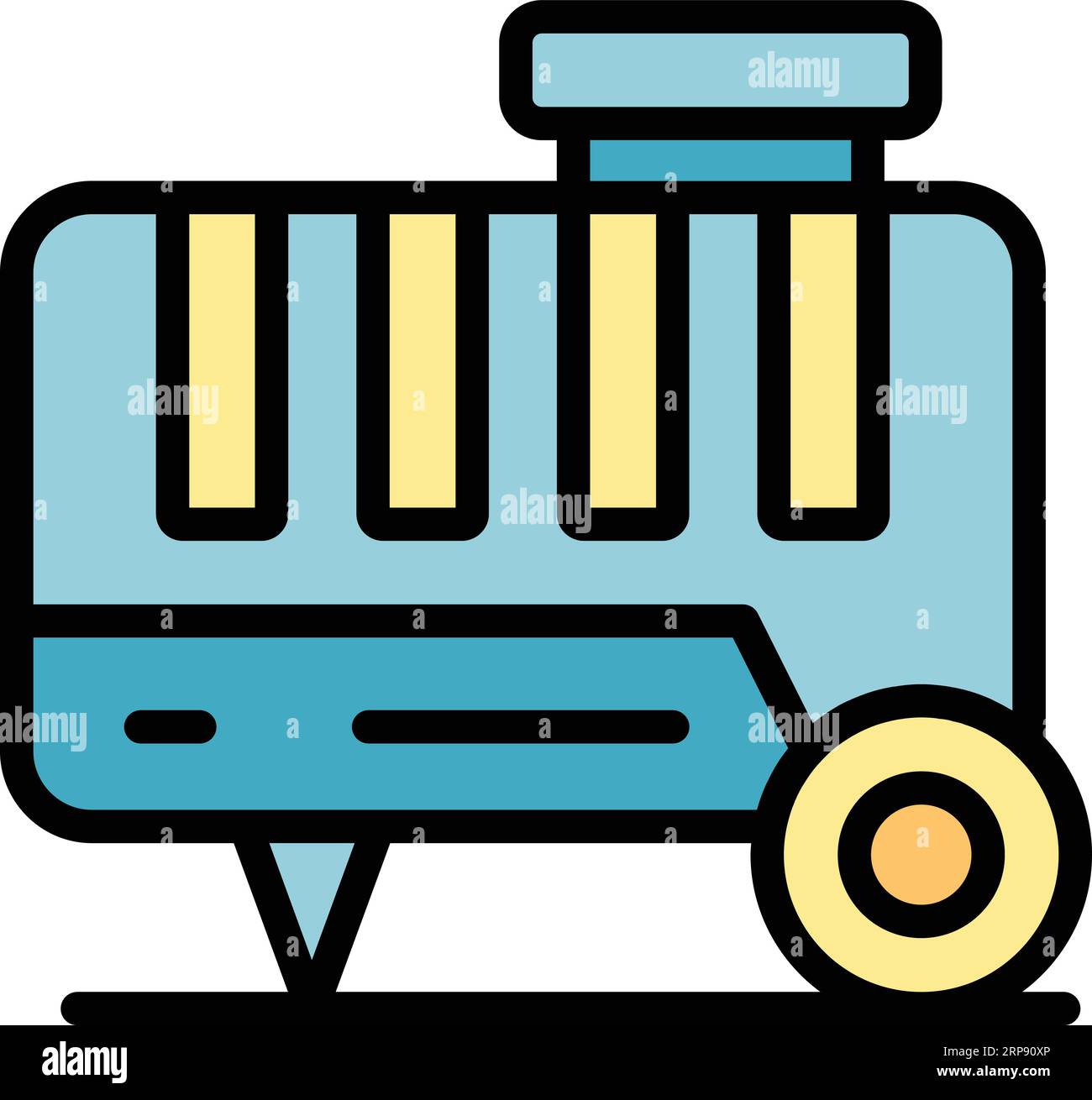 Stationary engine house Stock Vector Images - Alamy