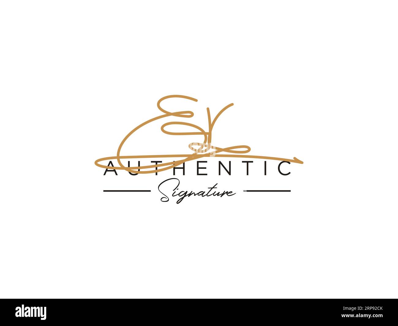ER Signature Logo Template Vector Stock Vector Image & Art - Alamy