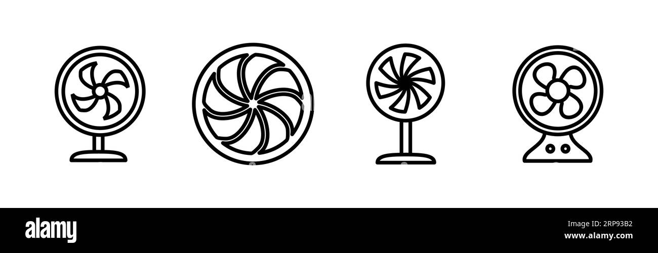 Fan icon vector. blower icon. propeller. ceiling Stock Vector Image ...