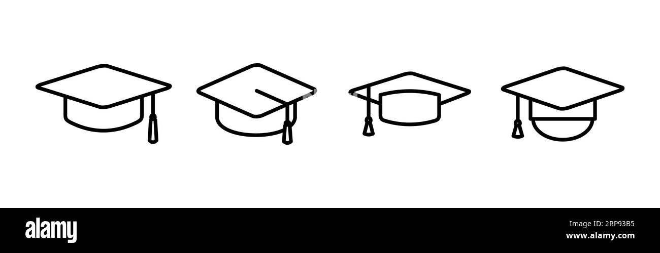 Education icon vector. graduation cap icon vector Stock Vector Image ...