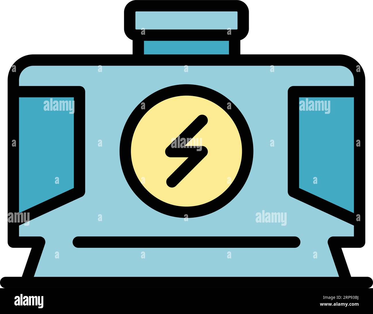 Service generator icon outline vector. Power engine. Gas portable ...