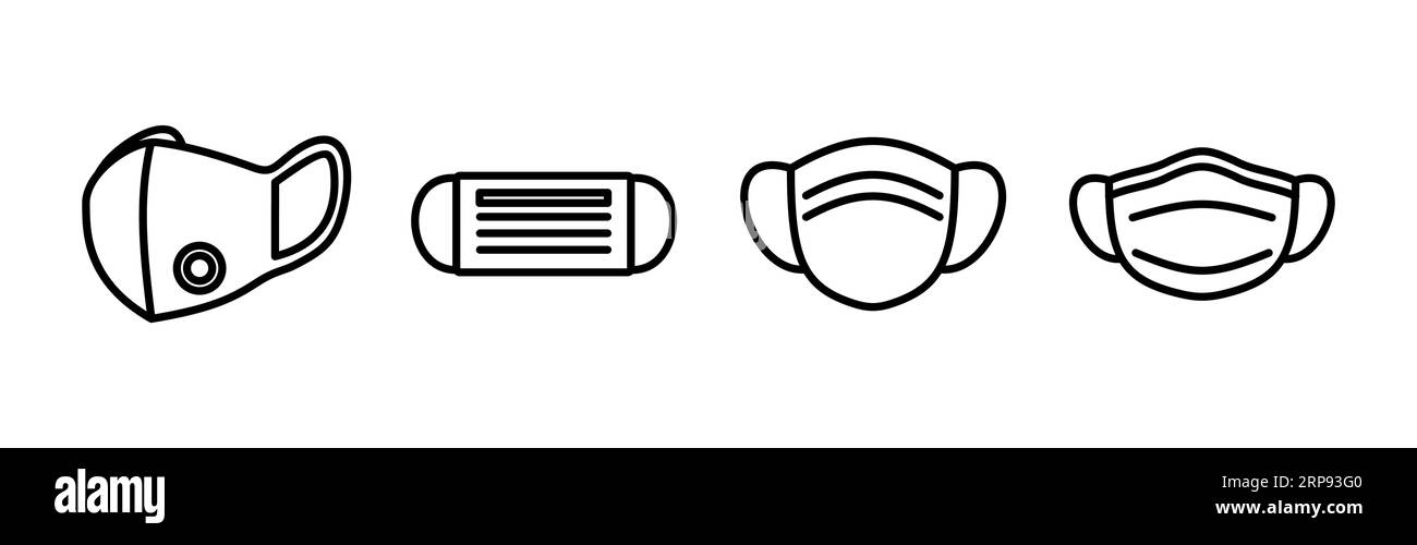 Face mask icon vector. medical Face Mask icon Stock Vector Image & Art ...