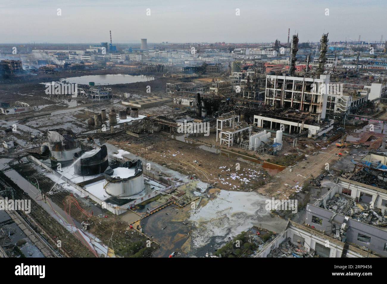 Chemical plant explosion china hi-res stock photography and images - Alamy