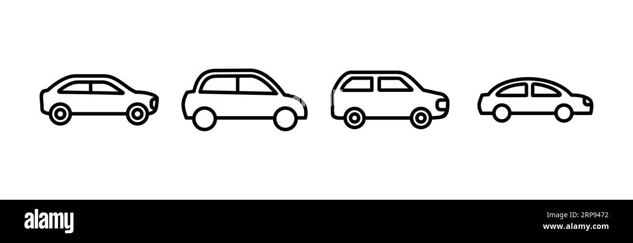 Car icon vector. Car sign. sedan Stock Vector Image & Art - Alamy