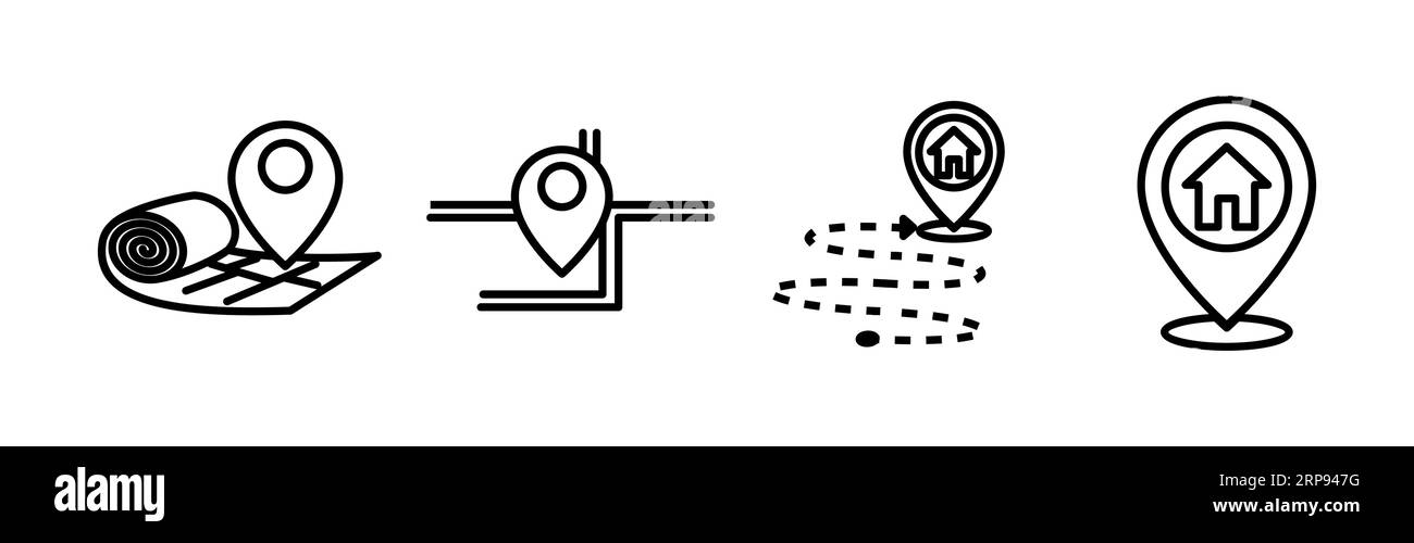Address icon vector. location icon. address symbol. pin Stock Vector ...