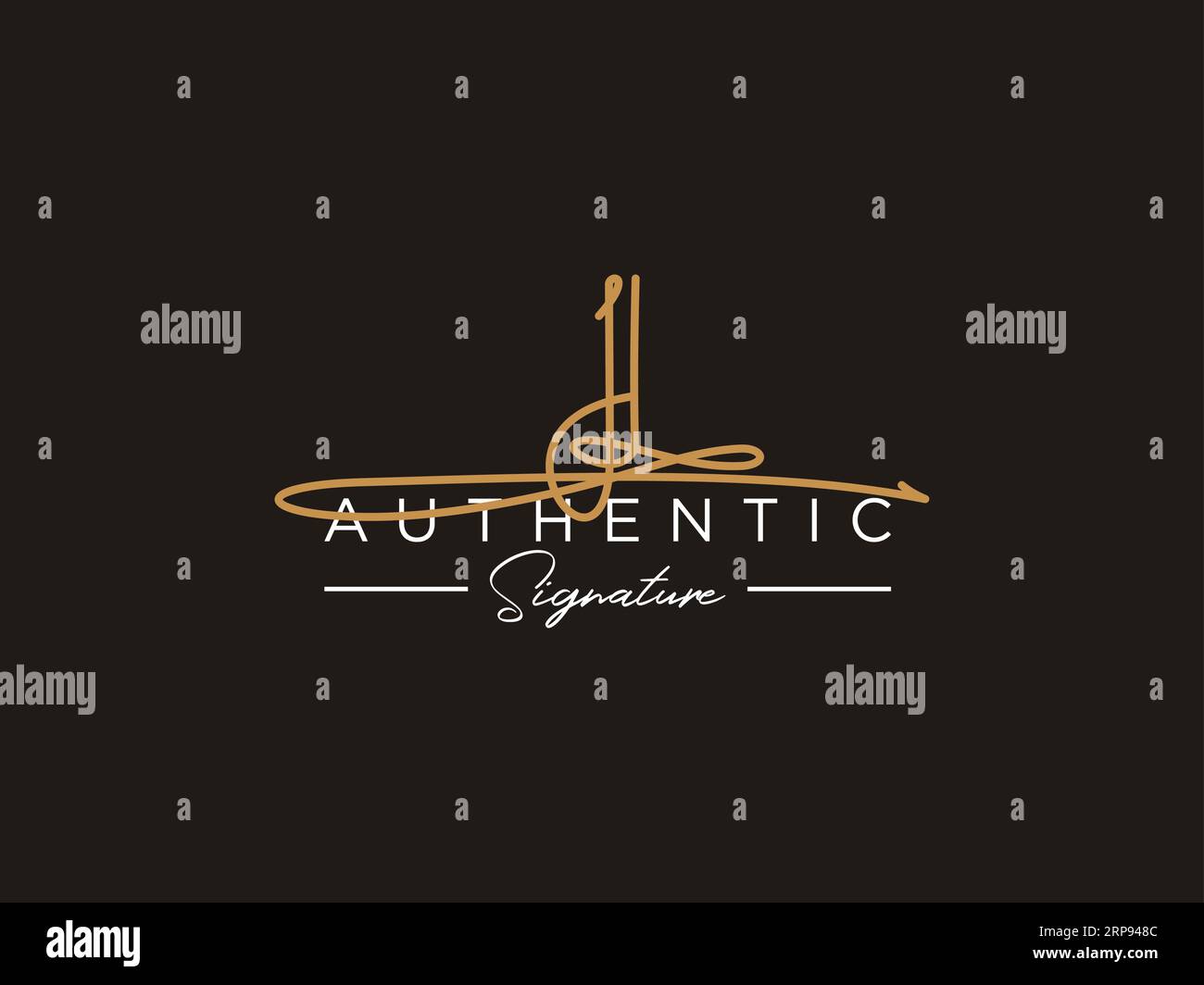 JL Signature Logo Template Vector Stock Vector Image & Art - Alamy