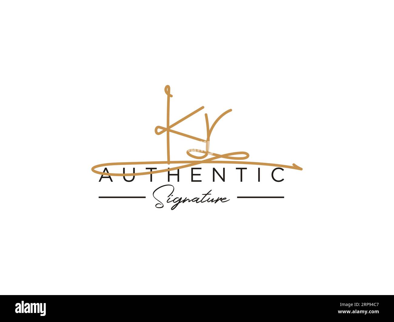 Kr signature Stock Vector Images - Alamy