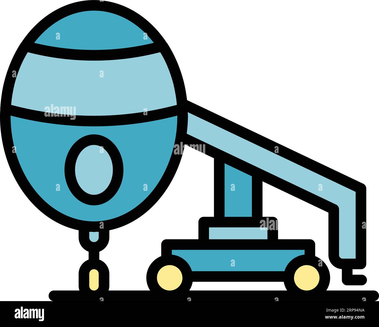 Service airplane stairs icon outline vector. Business flight. Plane ...