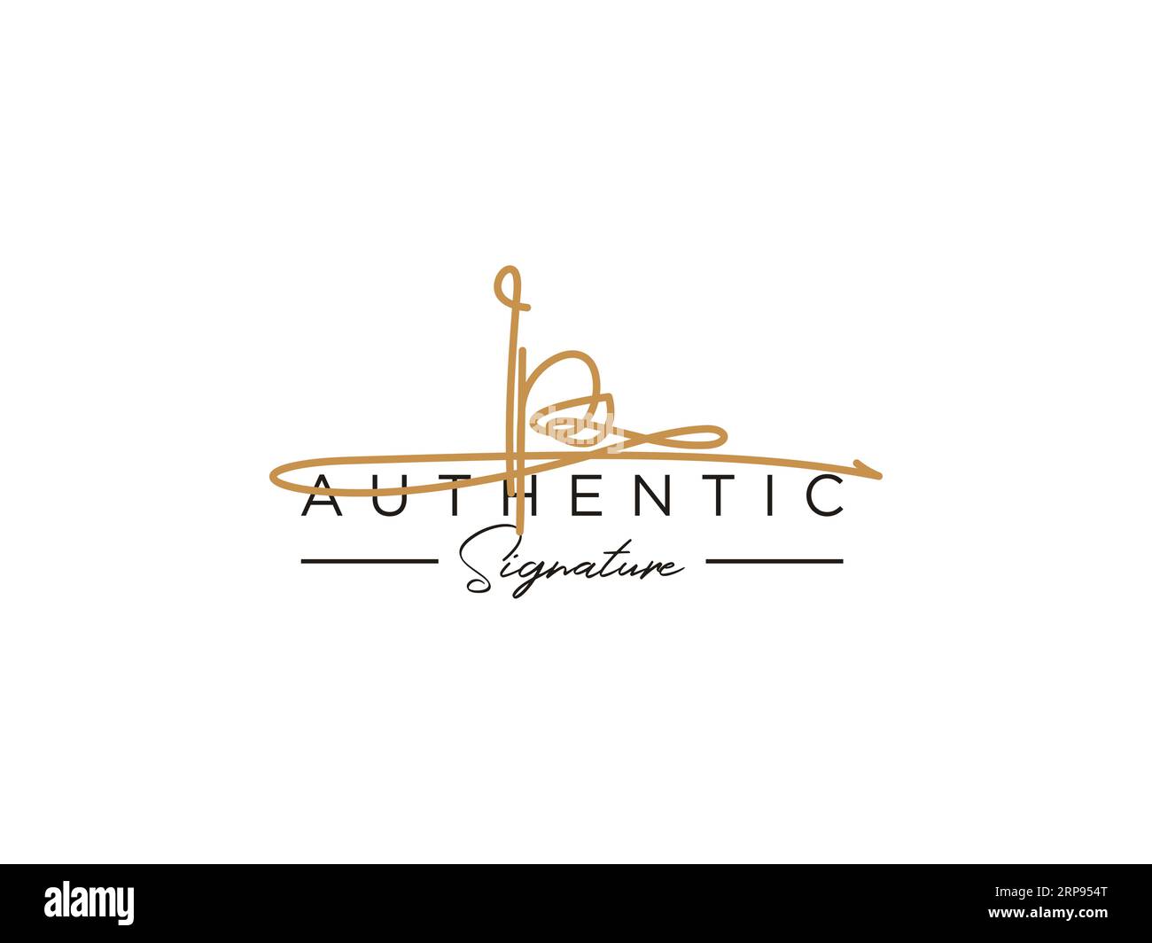 IP Signature Logo Template Vector Stock Vector Image & Art - Alamy