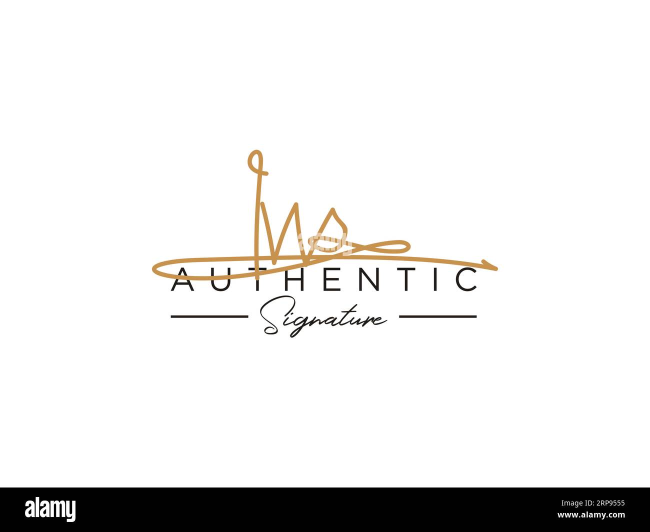 IW Signature Logo Template Vector Stock Vector Image & Art - Alamy
