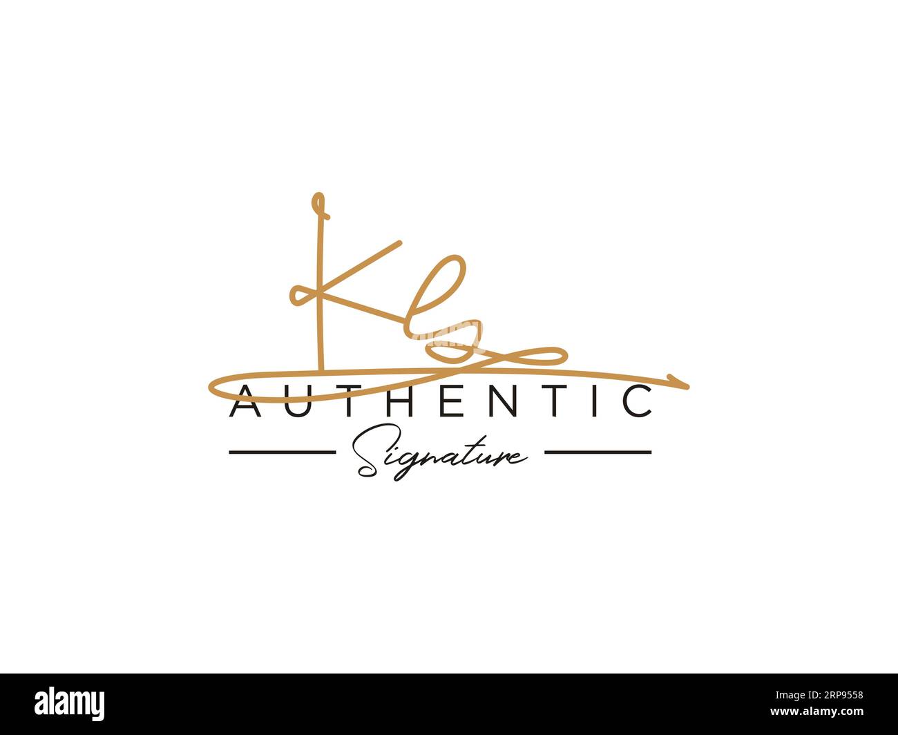 KE Signature Logo Template Vector Stock Vector Image & Art - Alamy