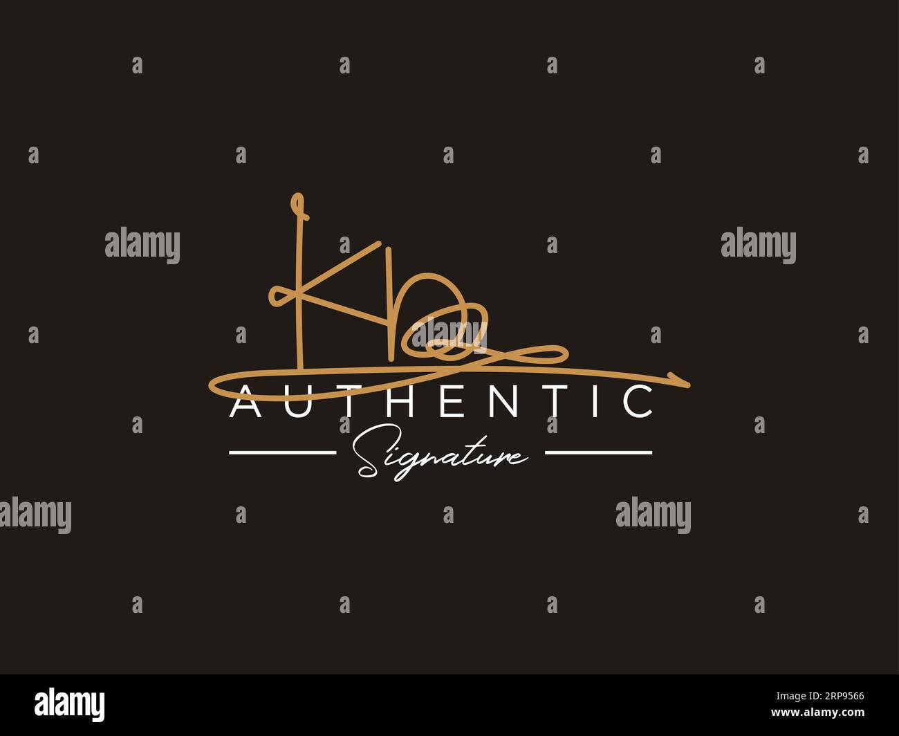 KB Signature Logo Template Vector Stock Vector Image & Art - Alamy