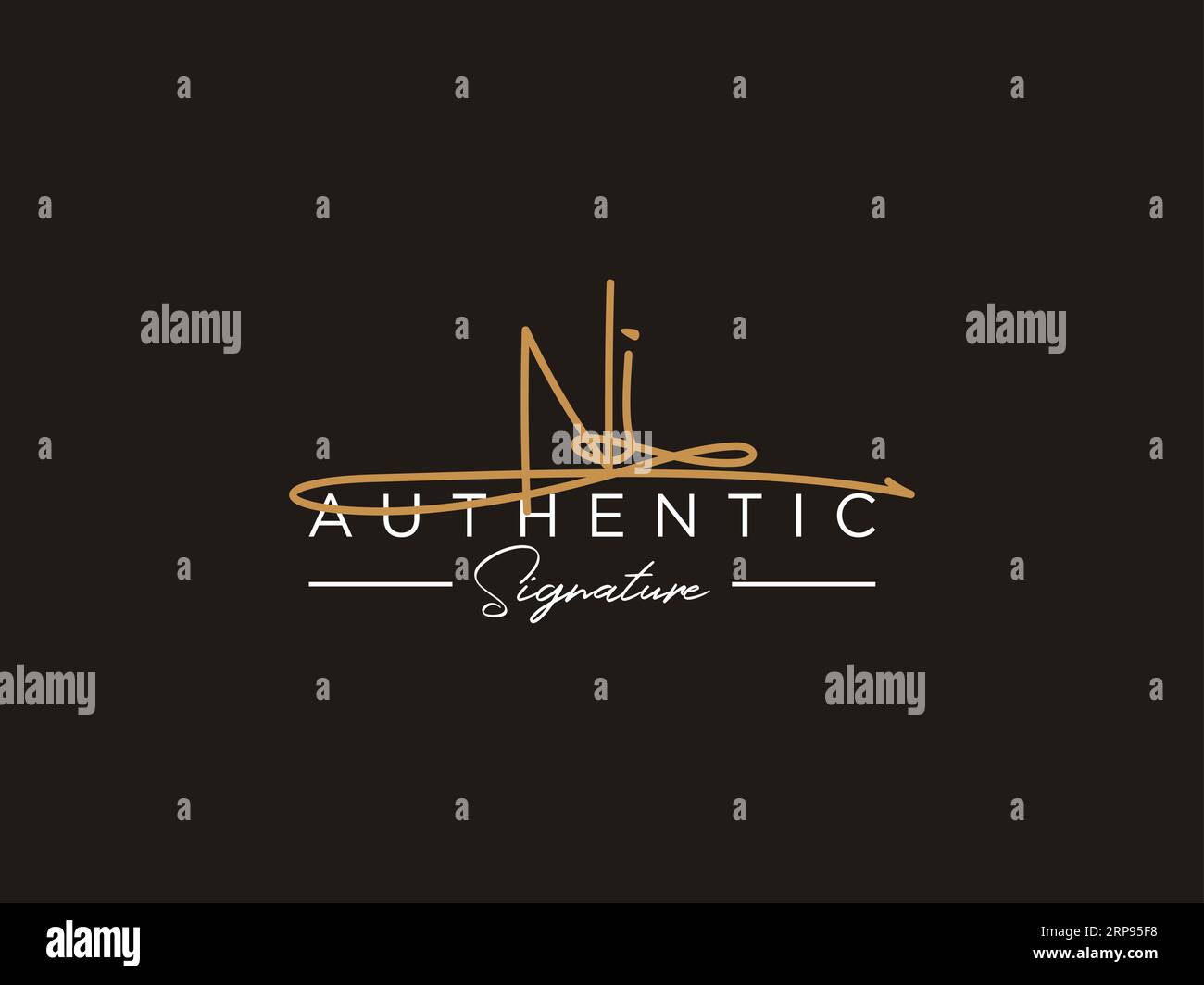 Ni logo vector vectors Stock Vector Images - Alamy