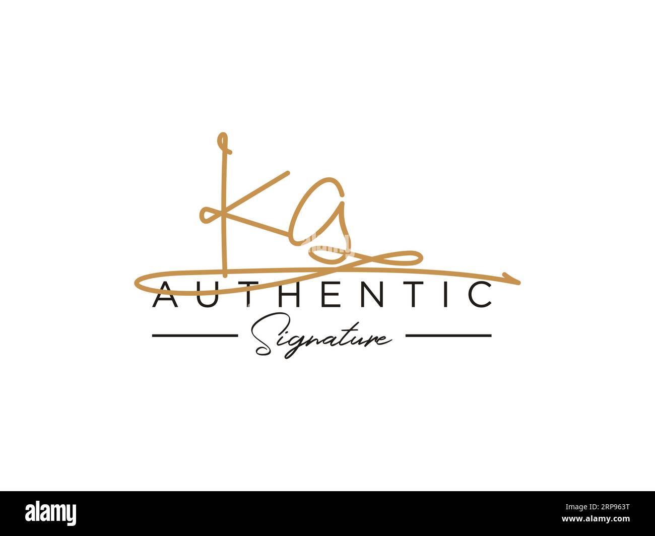 KA Signature Logo Template Vector Stock Vector Image & Art - Alamy