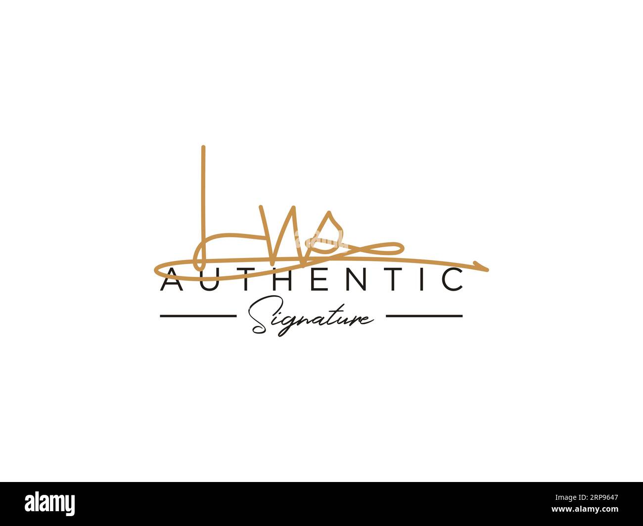 Letter lw vector vectors hi-res stock photography and images - Alamy