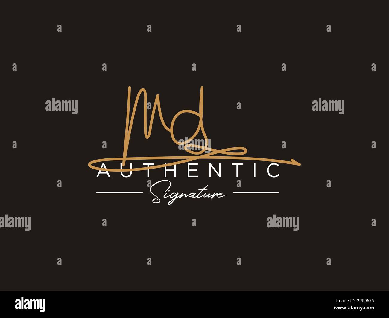 Letter md vector vectors hi-res stock photography and images - Alamy