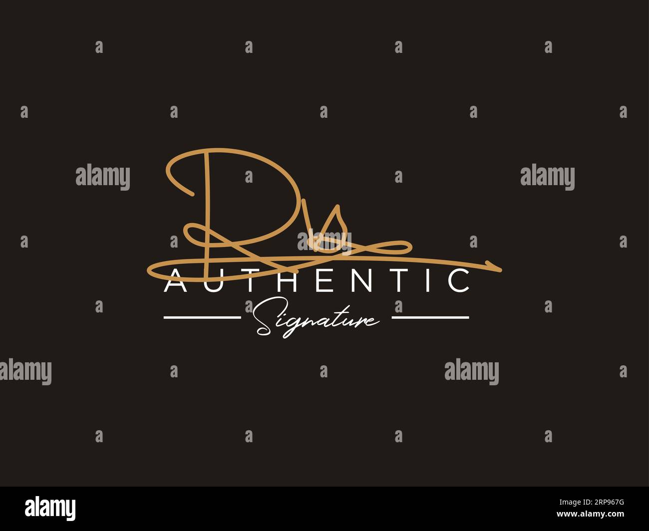 RV Signature Logo Template Vector Stock Vector Image & Art - Alamy
