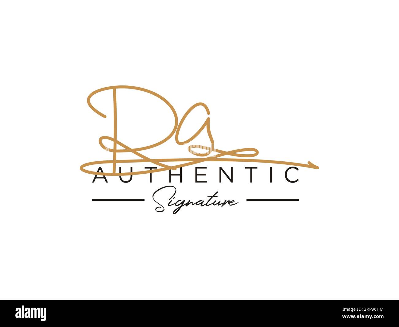 RA Signature Logo Template Vector Stock Vector Image & Art - Alamy