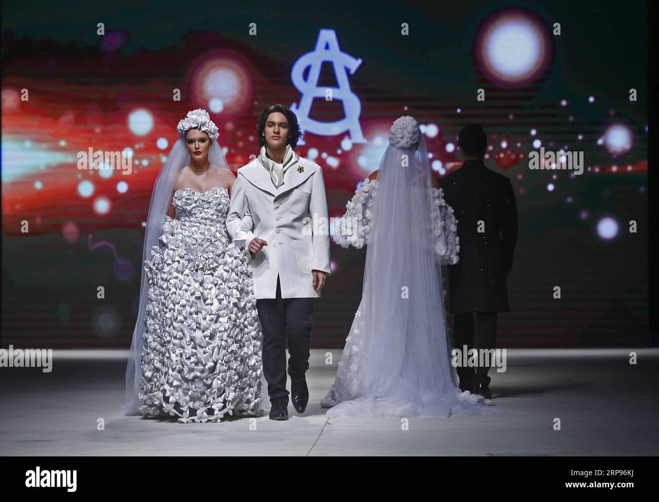 Models present creations lebanese designer hi-res stock photography and ...