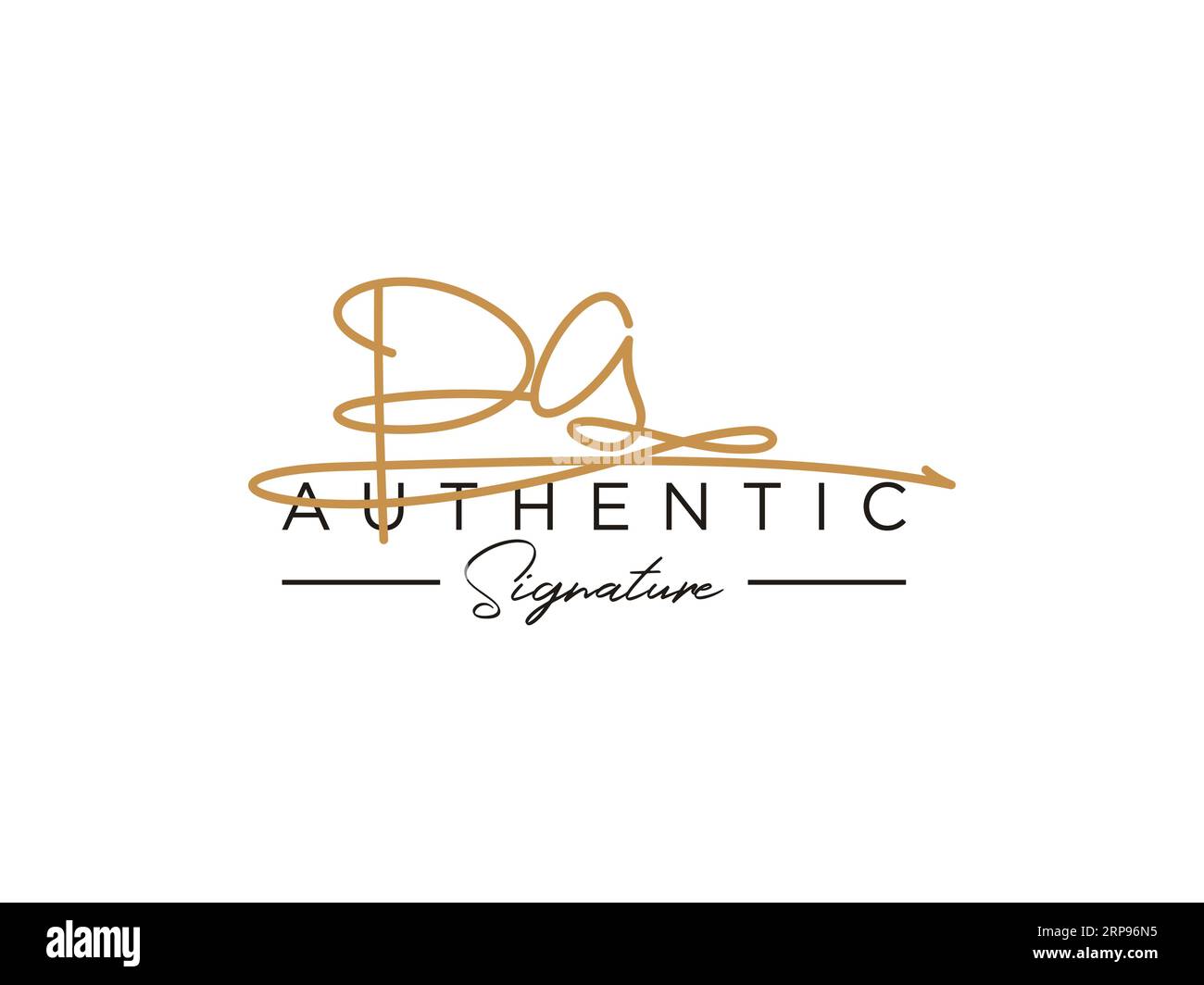 PA Signature Logo Template Vector Stock Vector Image & Art - Alamy