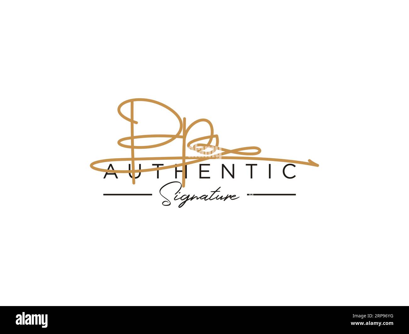 Pp signature Stock Vector Images - Alamy
