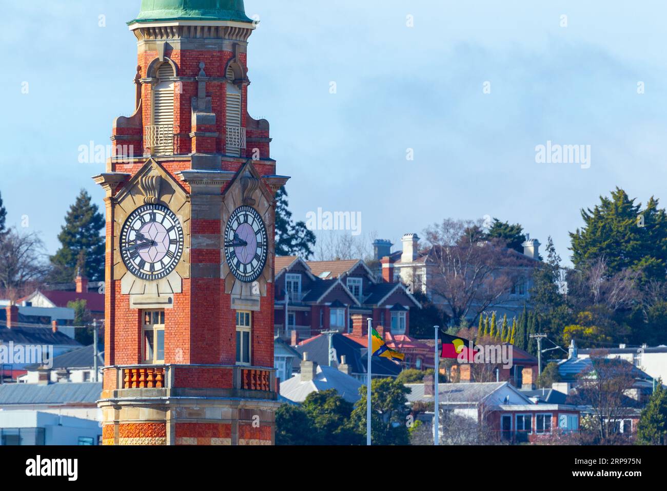 The clocktower of the heritage-listed Launceston GPO (General Post ...