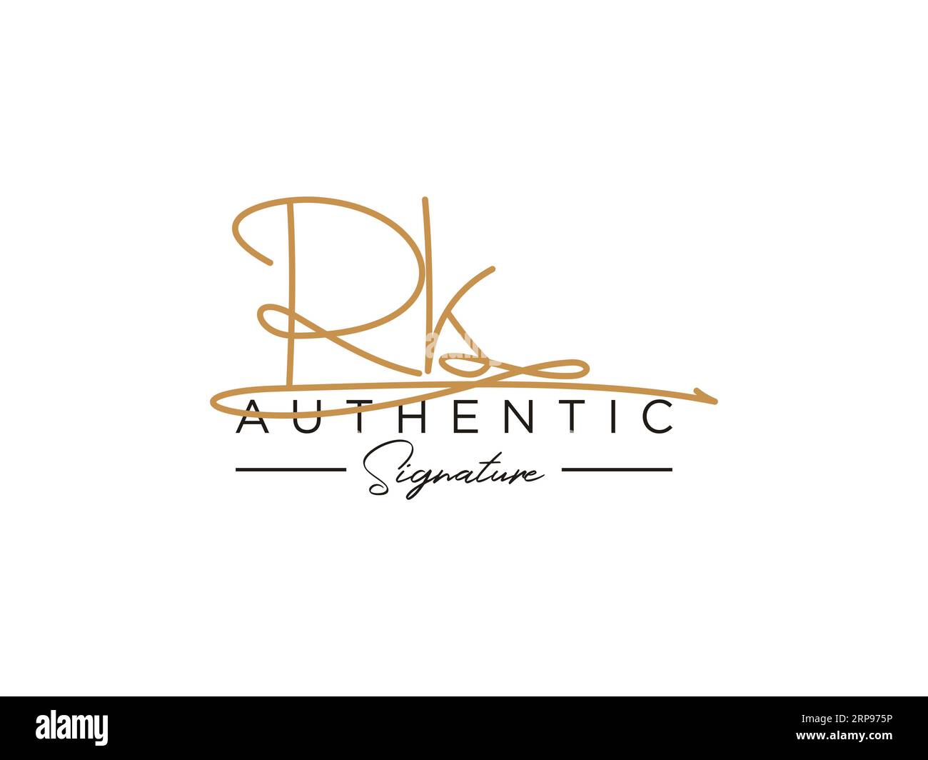 RK Signature Logo Template Vector Stock Vector Image & Art - Alamy