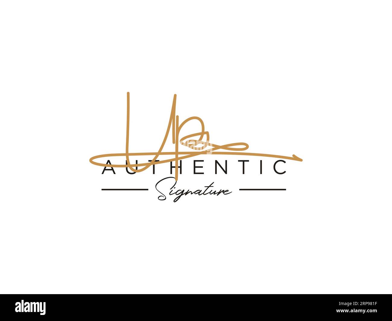 UP Signature Logo Template Vector Stock Vector Image & Art - Alamy