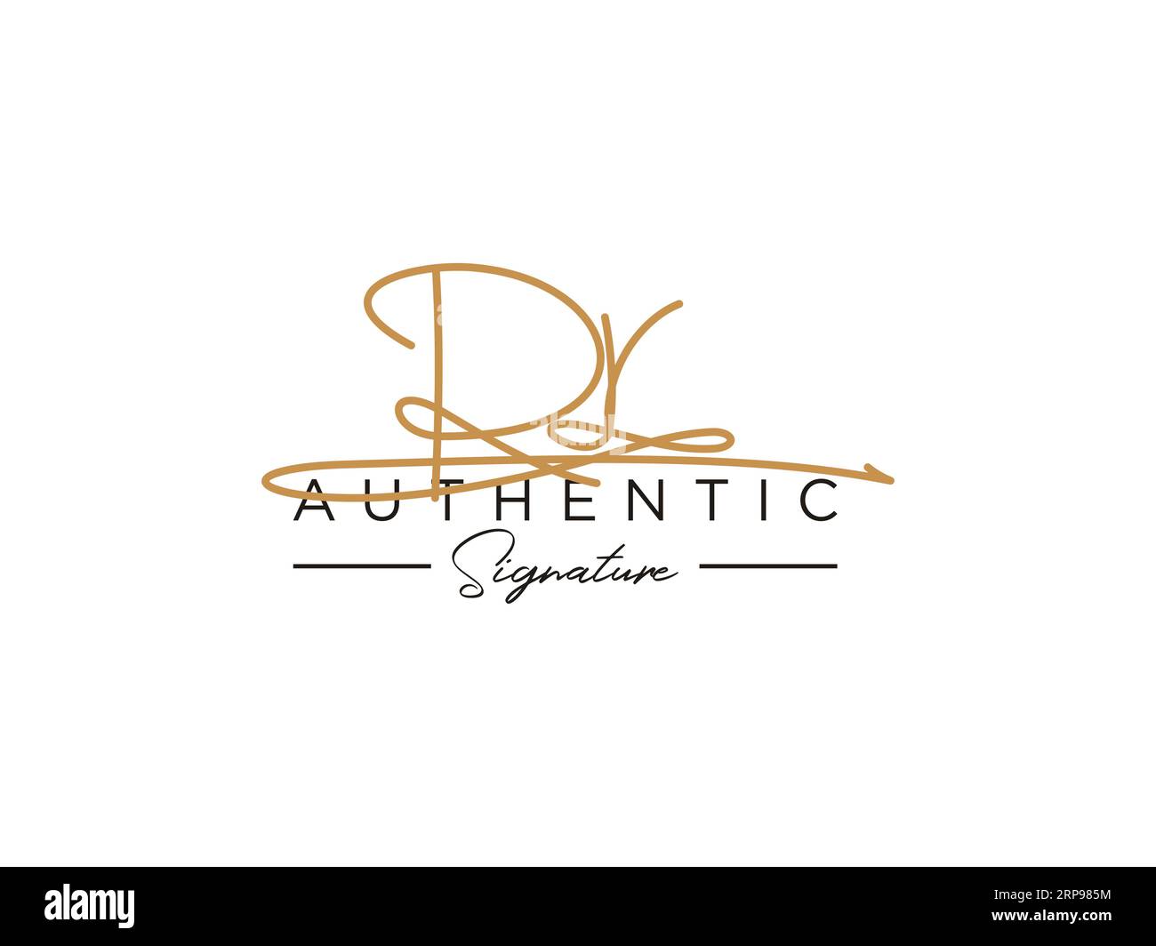 RR Signature Logo Template Vector Stock Vector Image & Art - Alamy