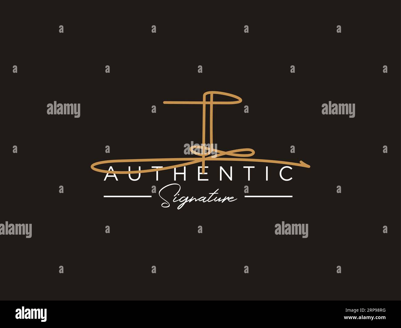TL Signature Logo Template Vector Stock Vector Image & Art - Alamy