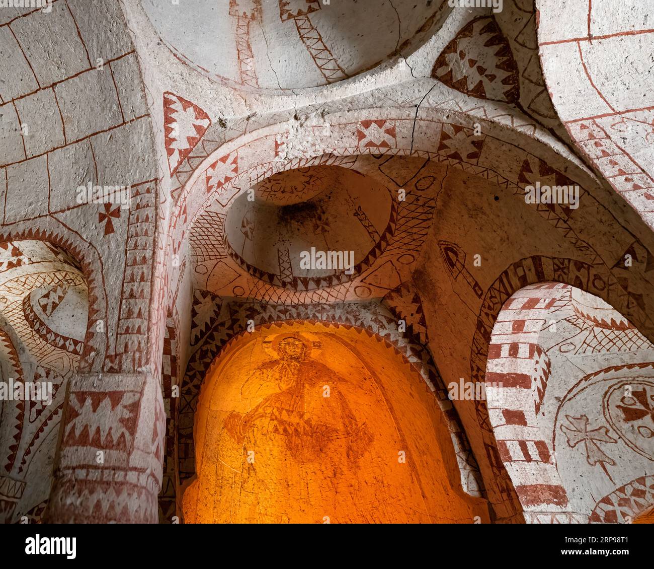 St. Barbara's Chapel at Göreme Open Air Museum. Rock-cut architecture ...