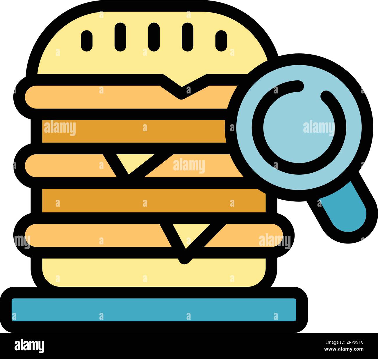Hamburger photo Stock Vector Images - Alamy