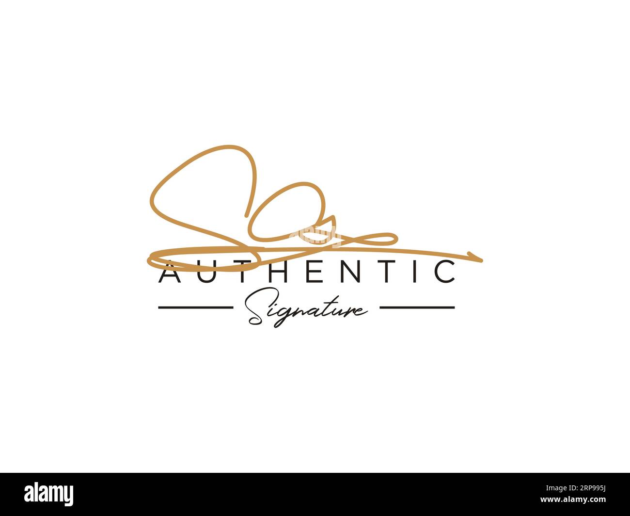 SO Signature Logo Template Vector Stock Vector Image & Art - Alamy
