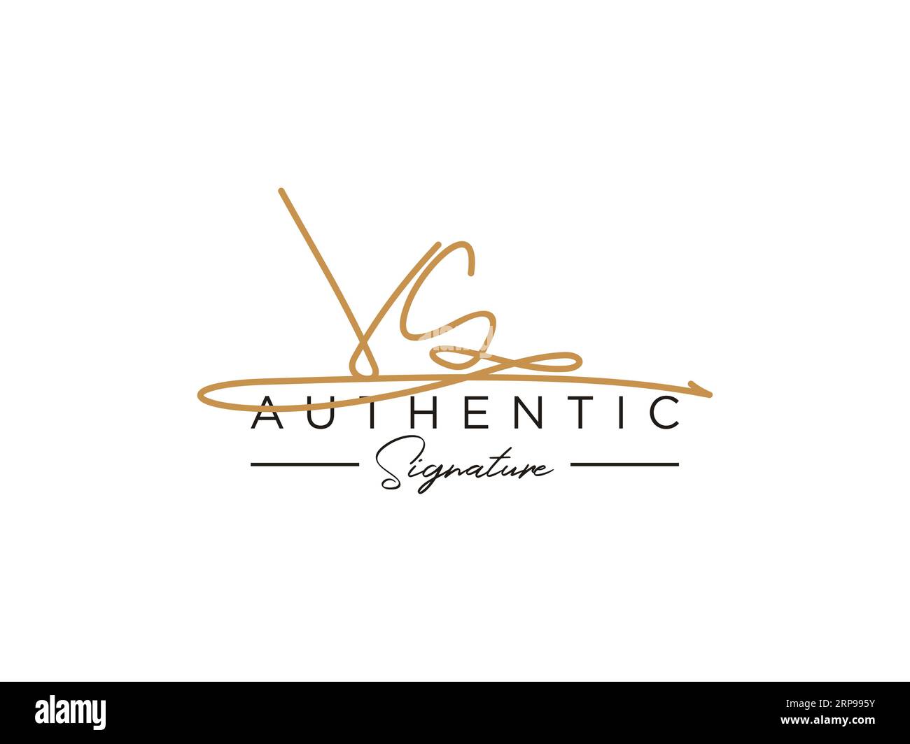 Vc signature Stock Vector Images - Alamy