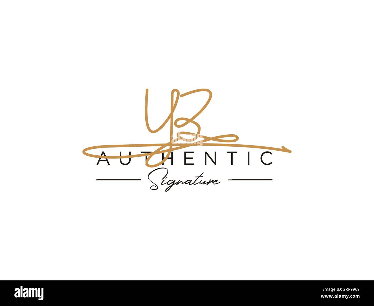 YZ Signature Logo Template Vector Stock Vector Image & Art - Alamy