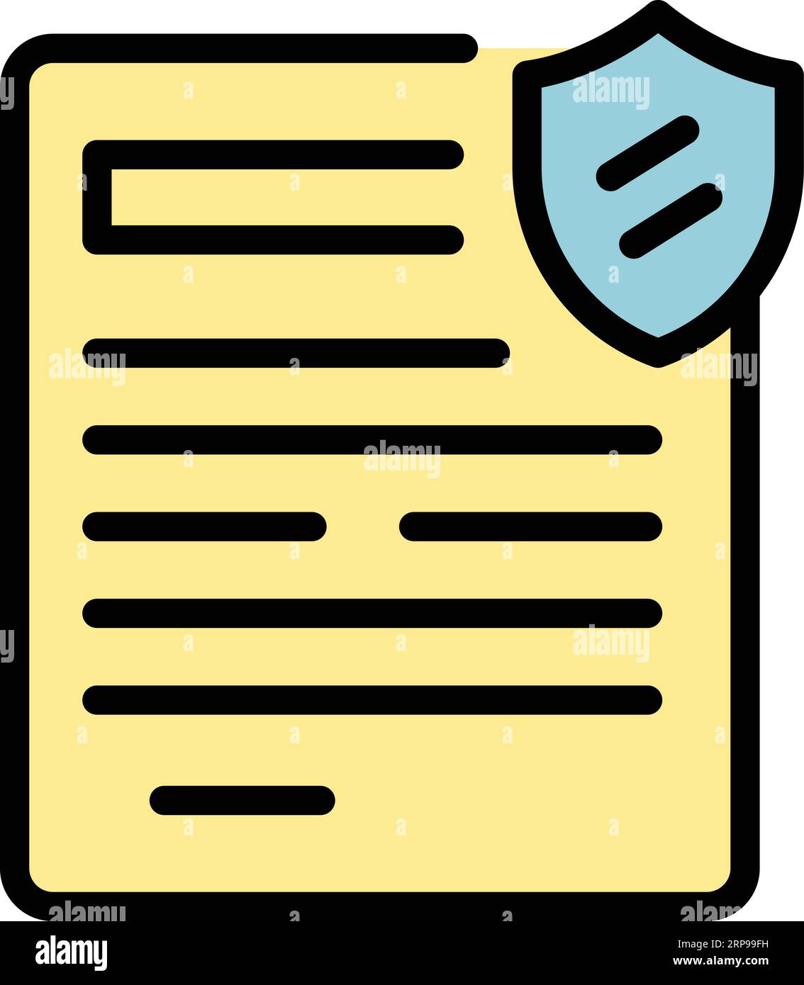 Food protection paper icon outline vector. Certificate quality. Critic ...