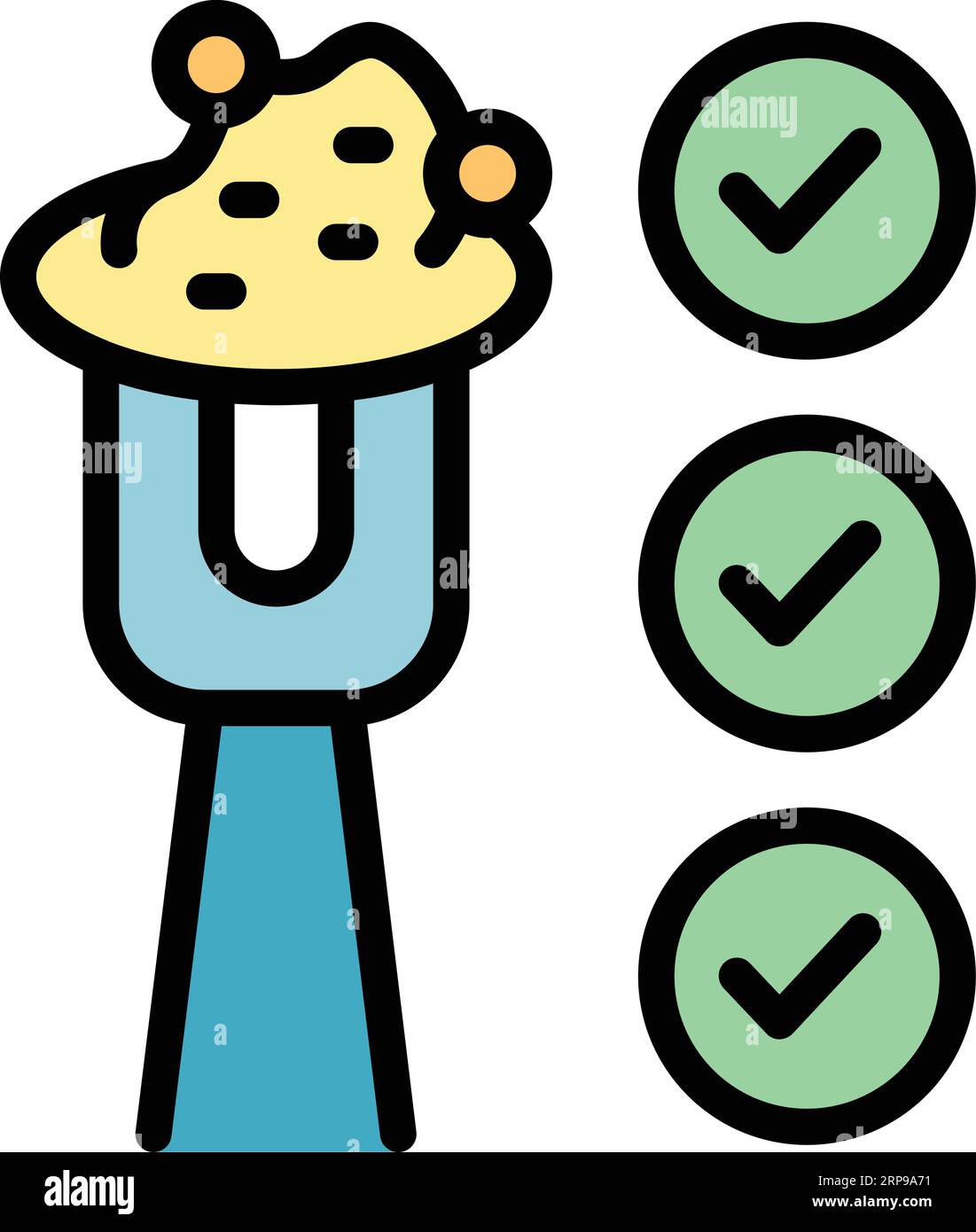 Food critic icon outline vector. Safety inspection. Certificate quality ...