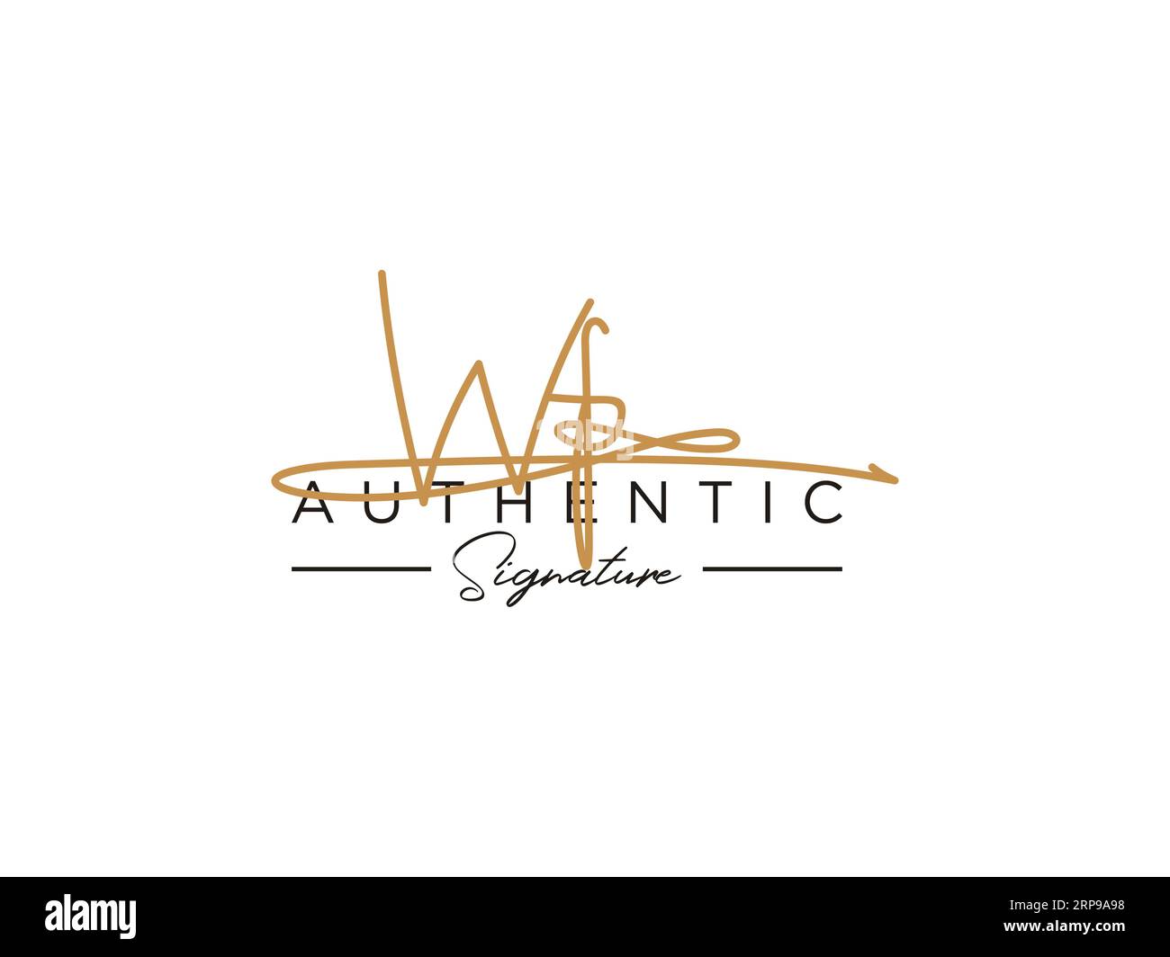 Wf text Stock Vector Images - Alamy