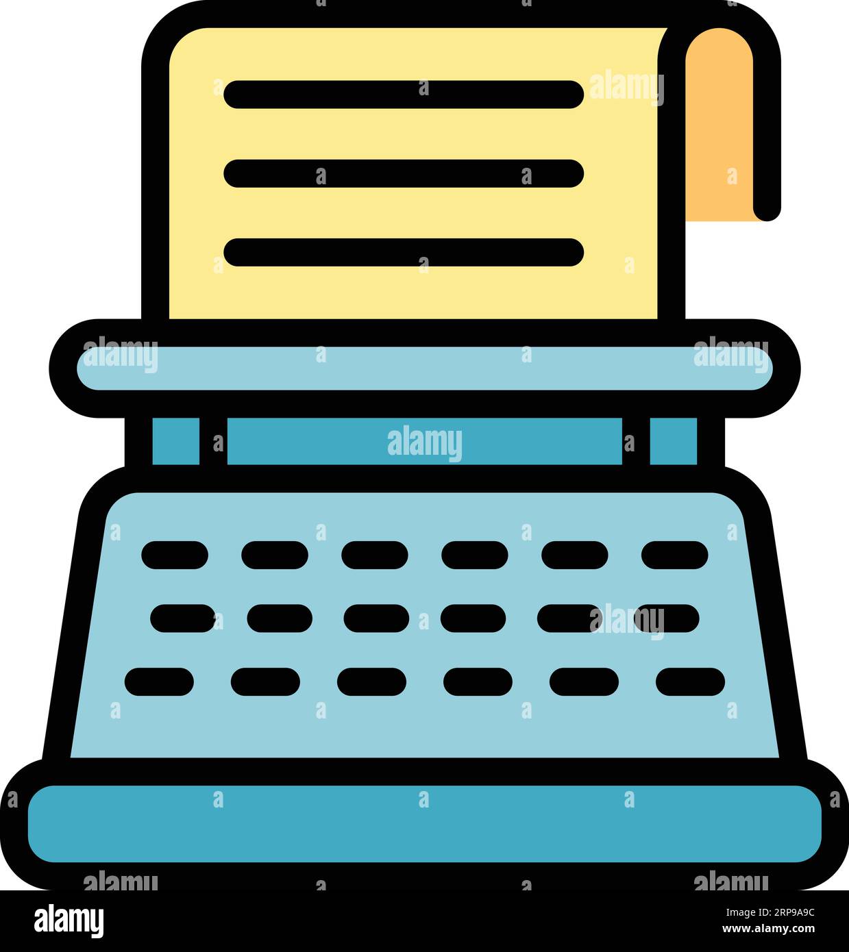 Food review report icon outline vector. Certificate quality. Control ...