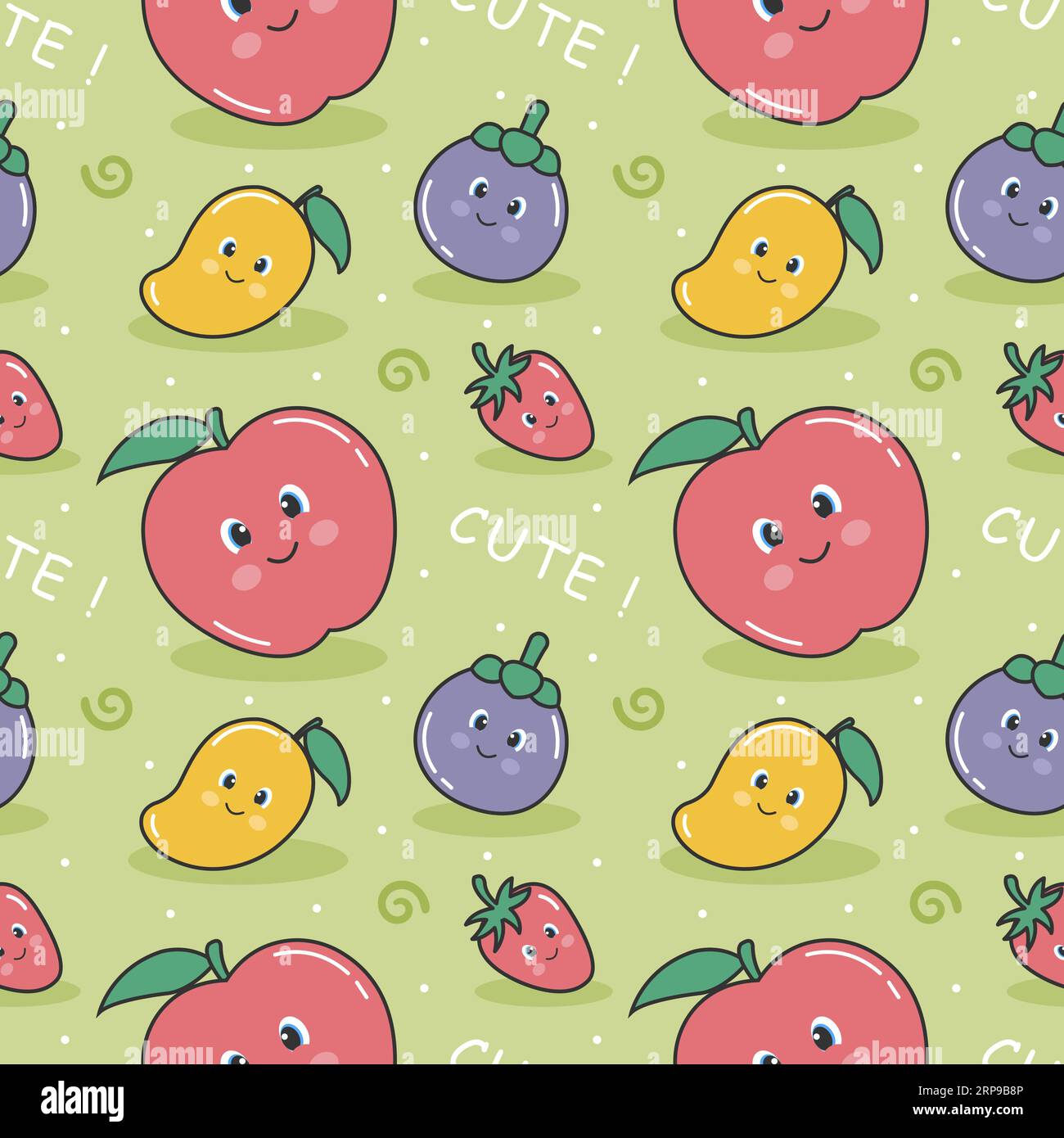 Smile Seamless Pattern Design Illustration with Smiling Character and ...