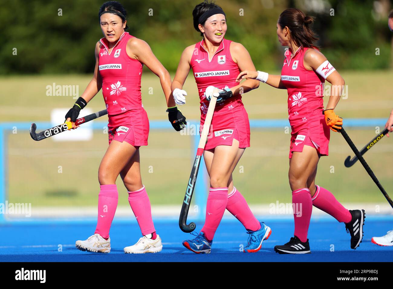 Oi Hockey Stadium Main Pitch, Tokyo, Japan. 3rd Sep, 2023. (L-R) Chiko ...