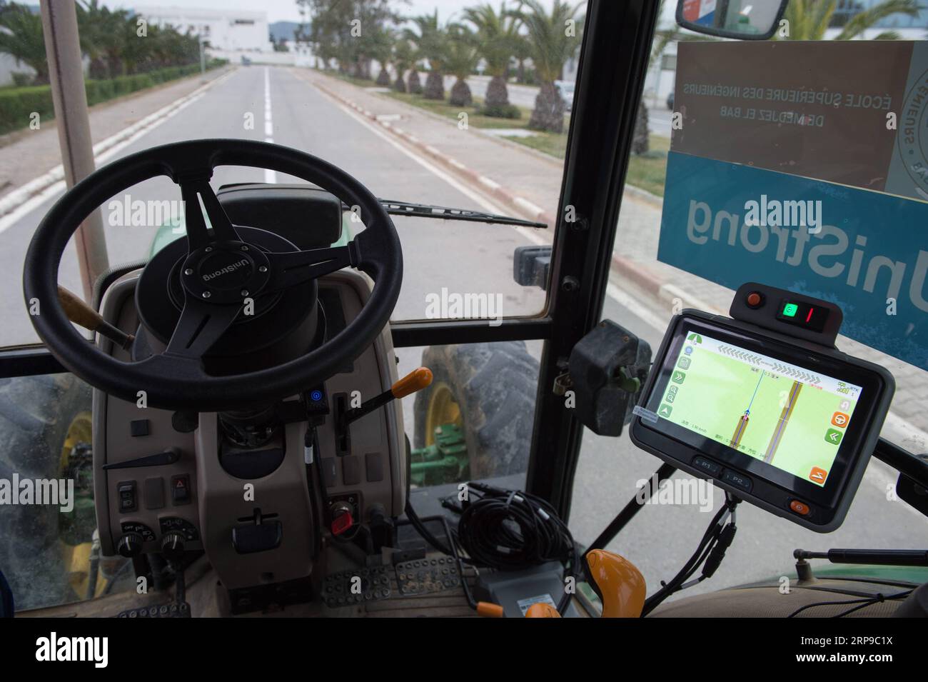 Navigation system on tractor hi-res stock photography and images - Alamy