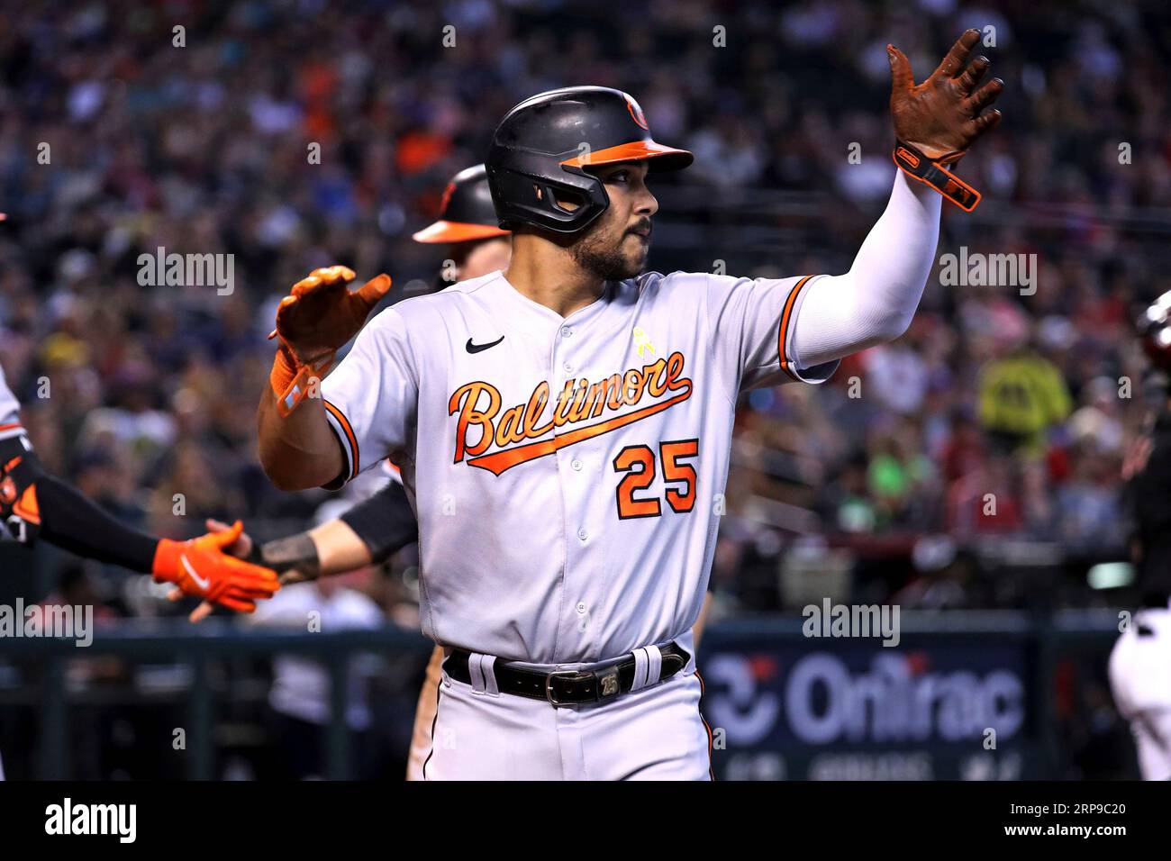 PHOENIX, AZ - SEPTEMBER 03: Baltimore Orioles right fielder Anthony ...