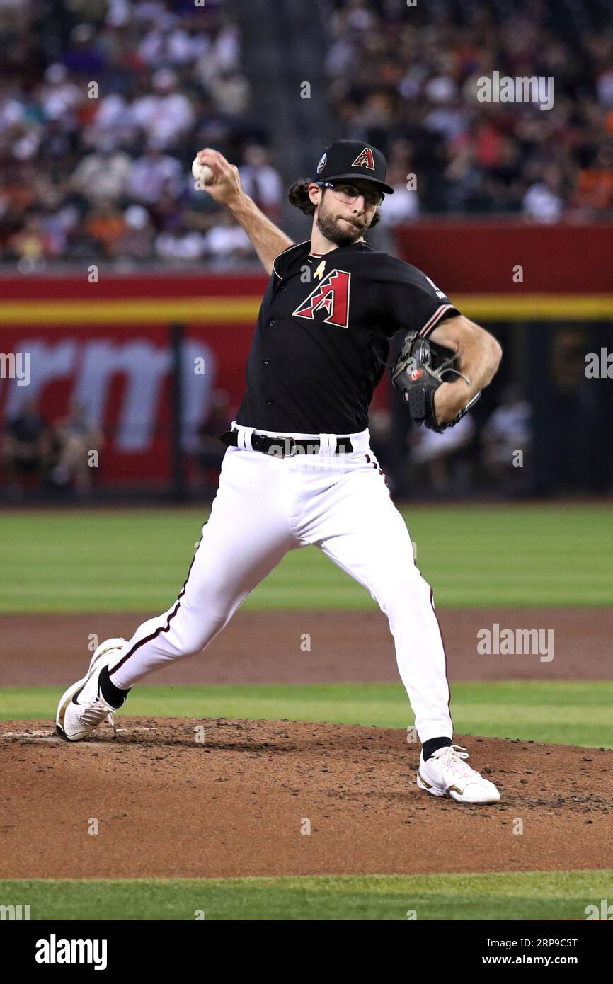 PHOENIX, AZ - SEPTEMBER 03: Arizona Diamondbacks starting pitcher Zac ...