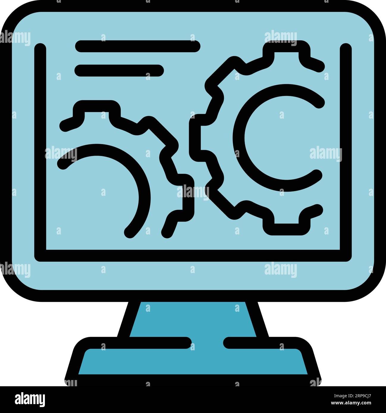Consumer electronic icon outline vector. Product control. Customer ...